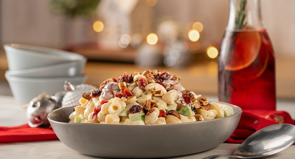 Recetas fáciles: Prepara para estas fechas una rica pasta navideña ligera