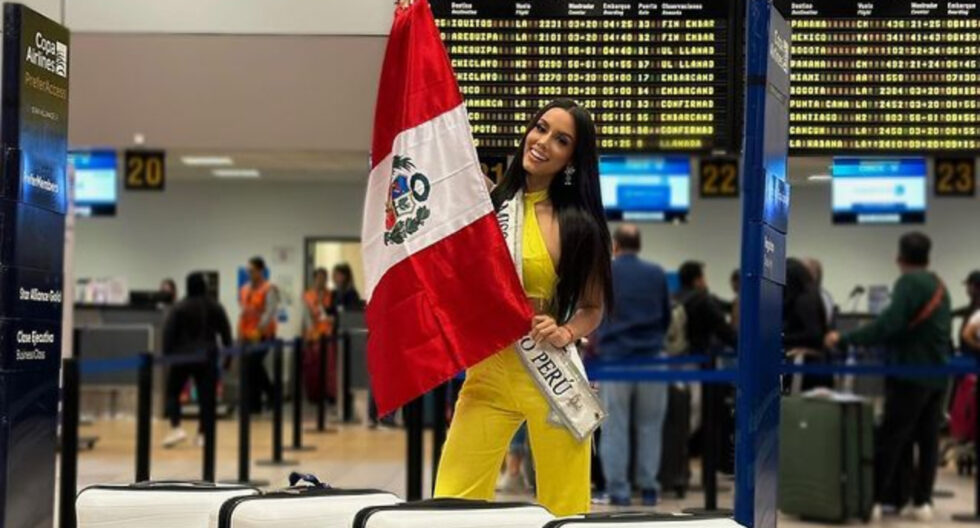 Camila Escribens viajó a El Salvador para representar al Perú en el ...