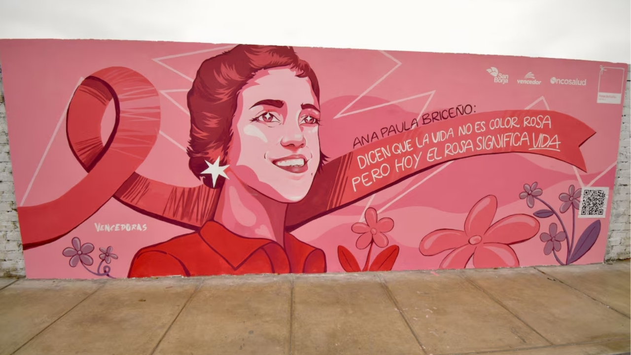 ‘Vencedoras’: Murales honran a sobrevivientes de cáncer de mama
